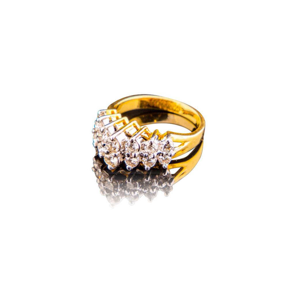 Light Weight Diamond Ring (DRKAR 2078) - Ganapati Jewellers Nepal