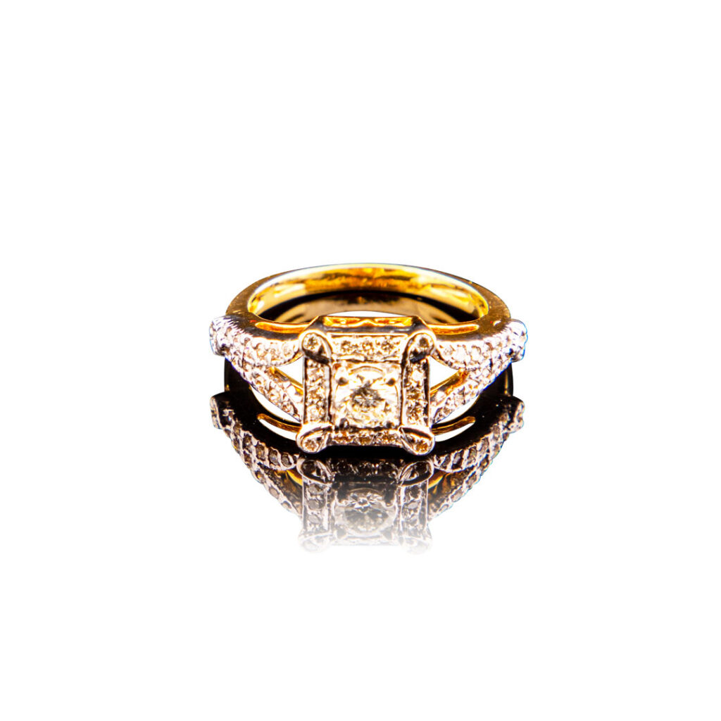 Designer Band Diamond Ring - Ganapati Jewellers Nepal