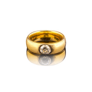 White Ganesh Muga Ring - Ganapati Jewellers Nepal