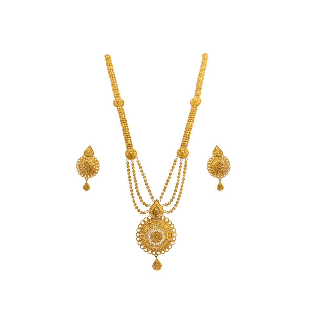 Charming Gold Necklace - Ganapati Jewellers Nepal