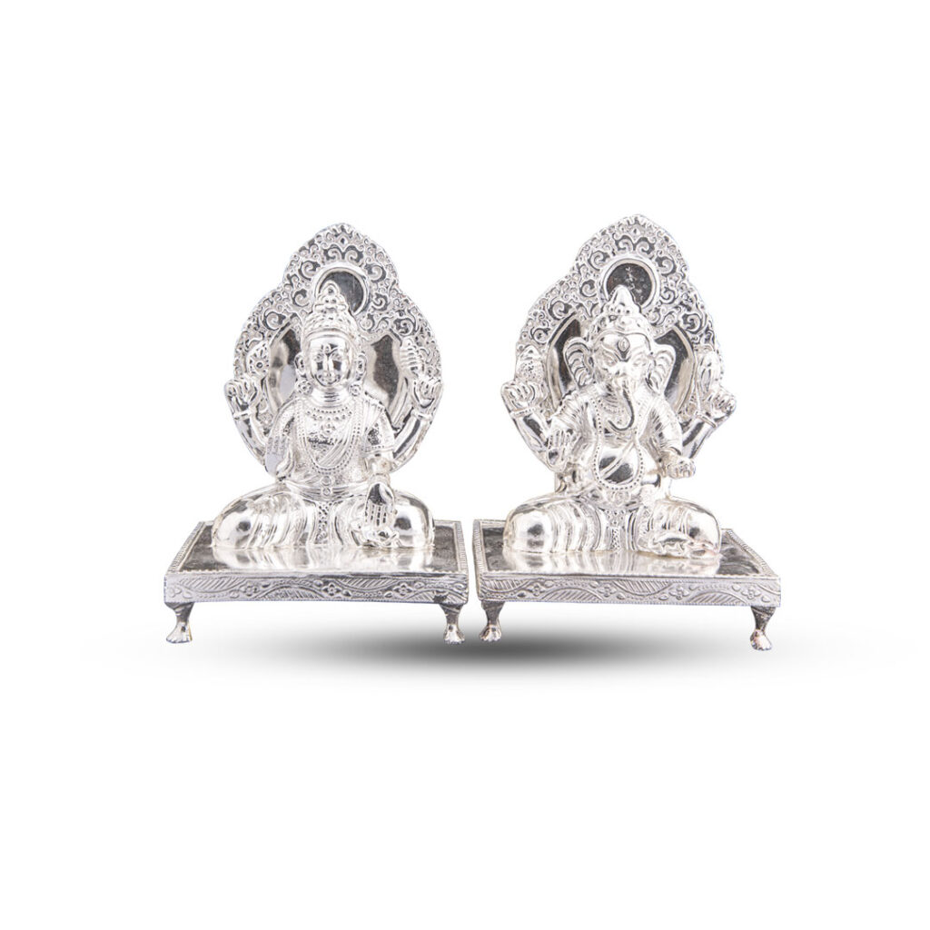 Silver Tikadani Set 263 - Ganapati Jewellers Nepal
